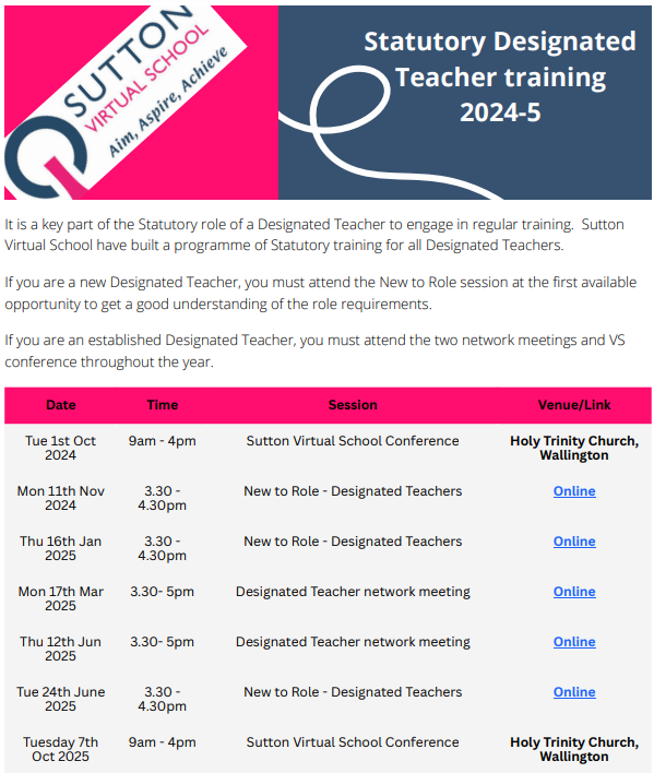 Designated Teacher Training – Cognus