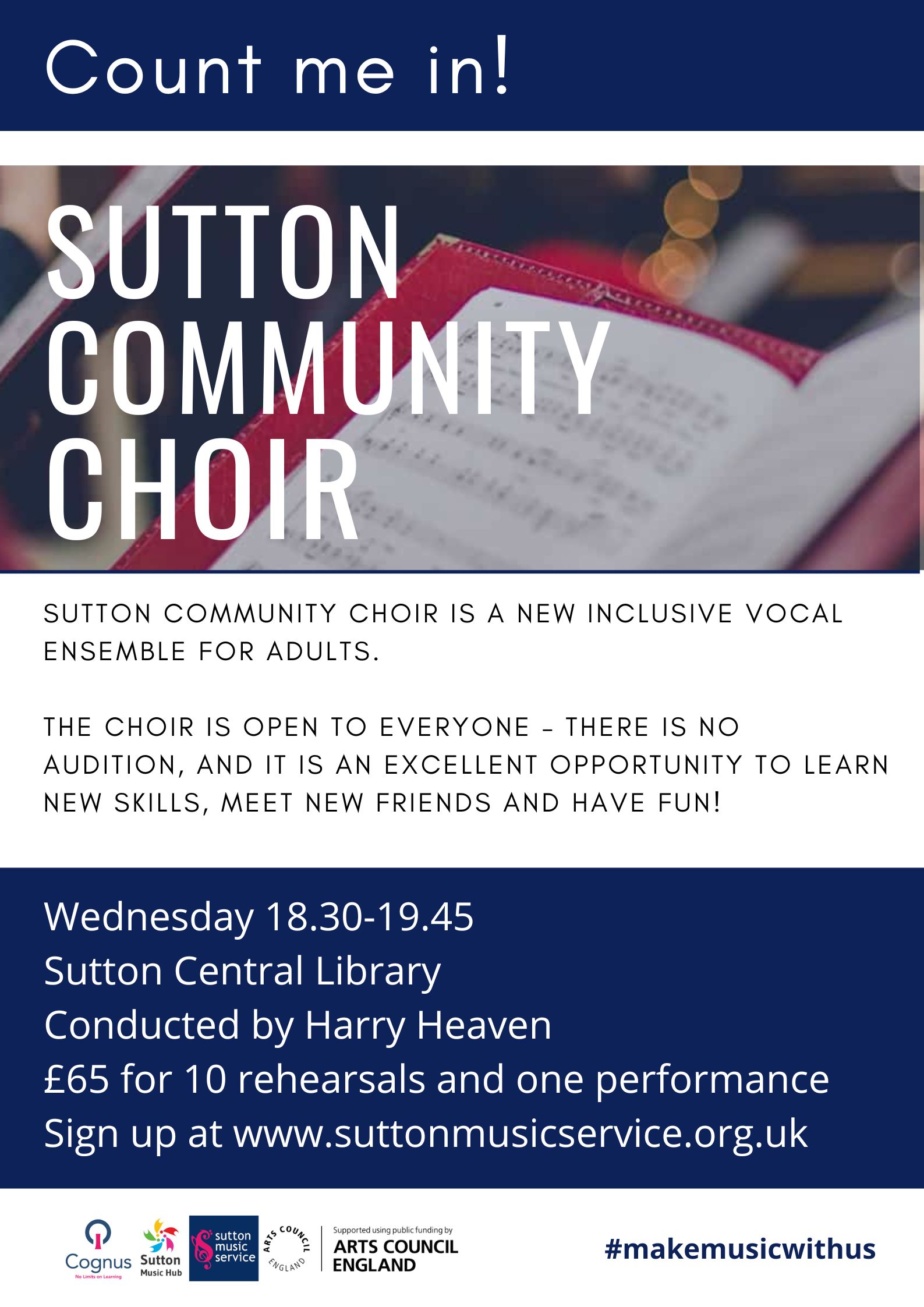 Sutton Community Choir Relaunch! – Cognus