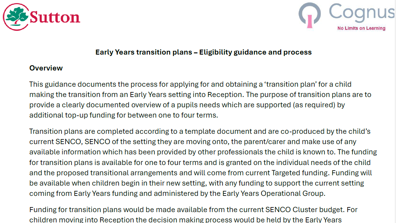 EY SEND Resources – Cognus