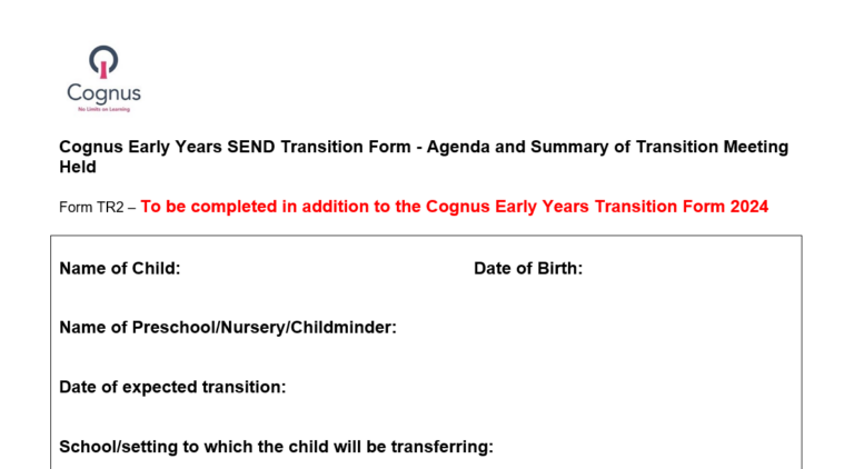 EY SEND Resources – Cognus